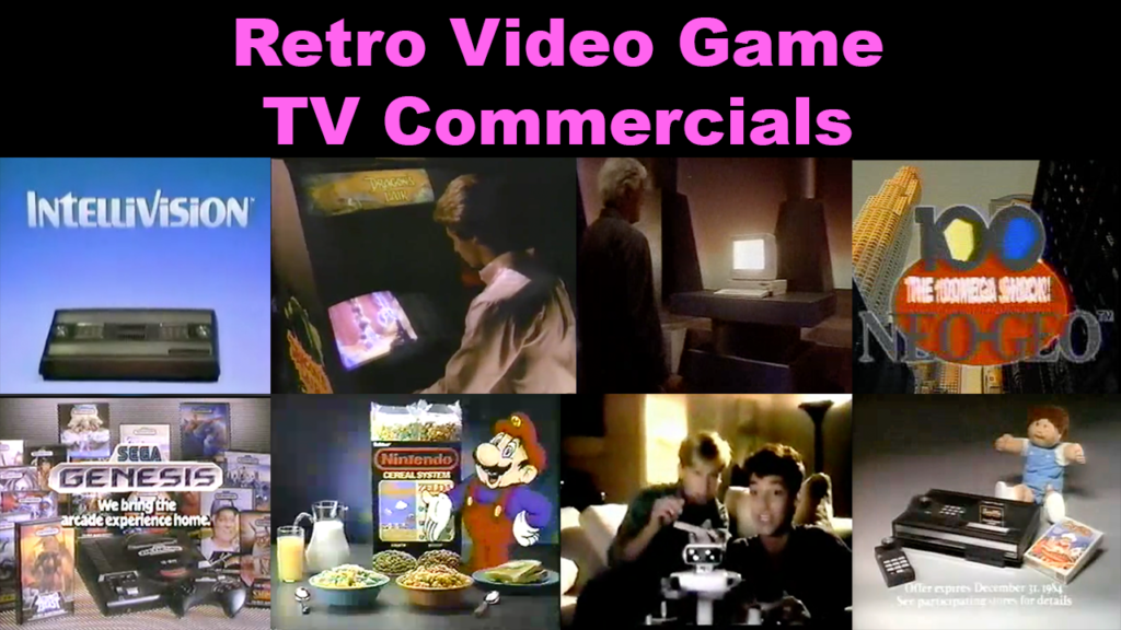 Retro Video Game TV Commercials - 80's Classic Arcade