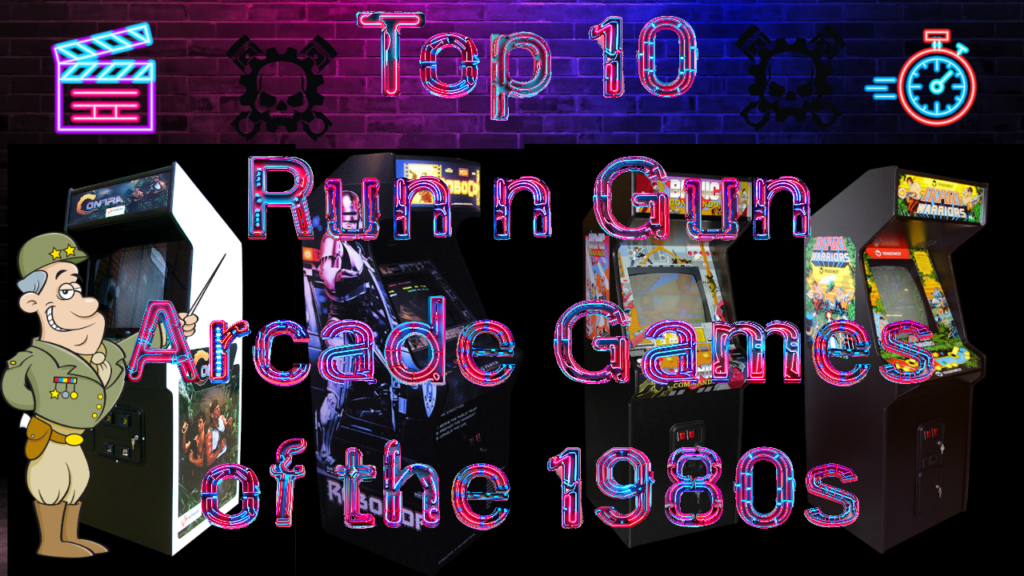 Top 10 Run 'n Gun Arcade Games of the 1980s - 80's Classic Arcade