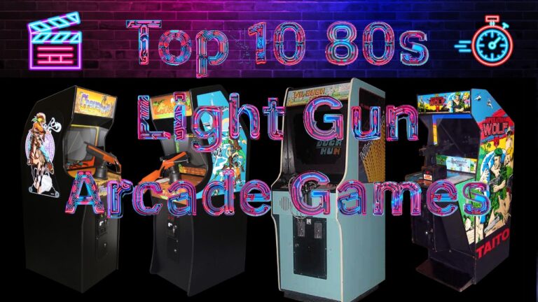 Top 10 80s Arcade Games - Light Gun Legends - 80's Classic Arcade